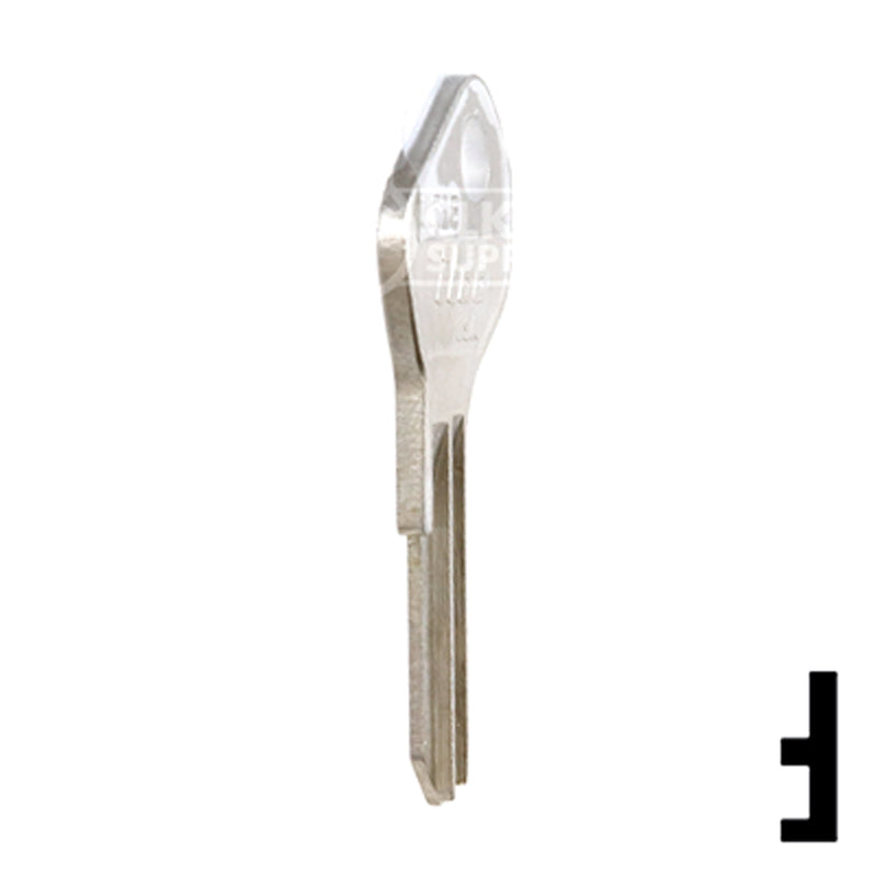 Uncut Key Blank | Lowe & Fletcher | LF18