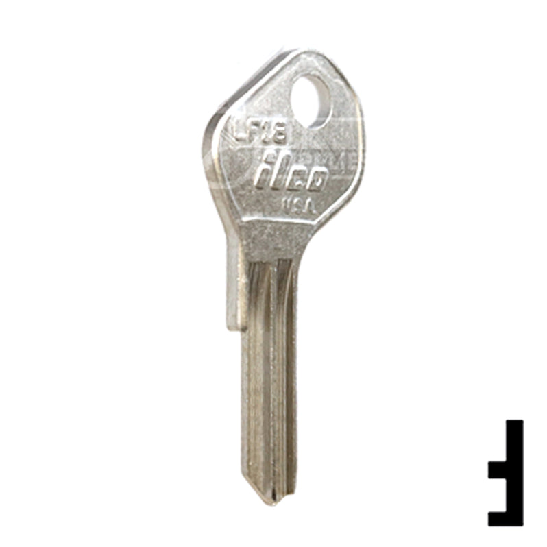 Uncut Key Blank | Lowe & Fletcher | LF18