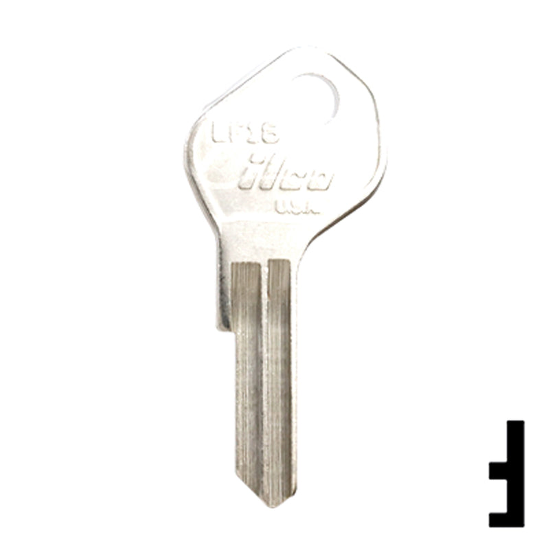 Uncut Key Blank | Lowe & Fletcher | LF18