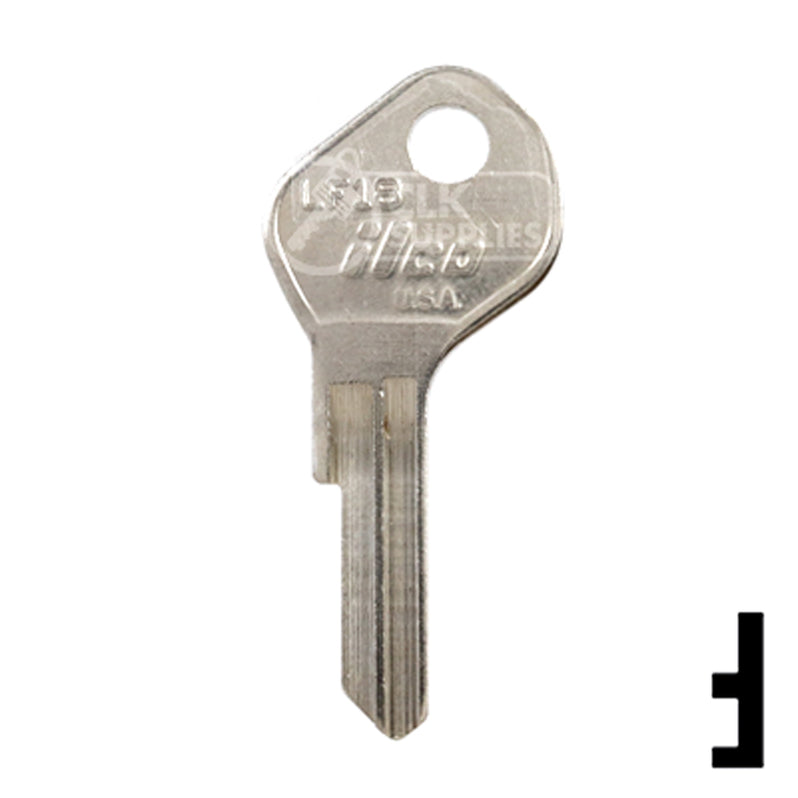 Uncut Key Blank | Lowe & Fletcher | LF18