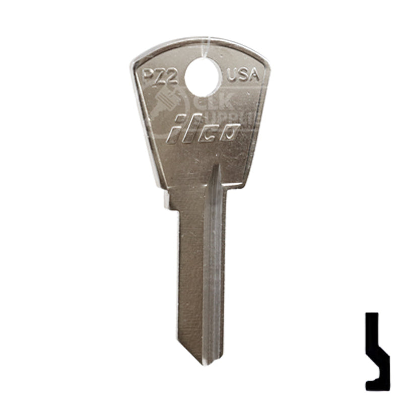 Uncut Key Blank | Papaiz | PZ2