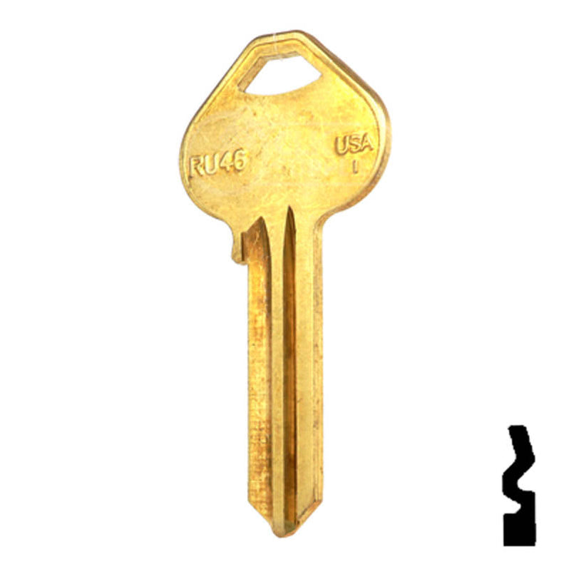 Uncut Key Blank | Corbin Russwin | A1011D1, RU46