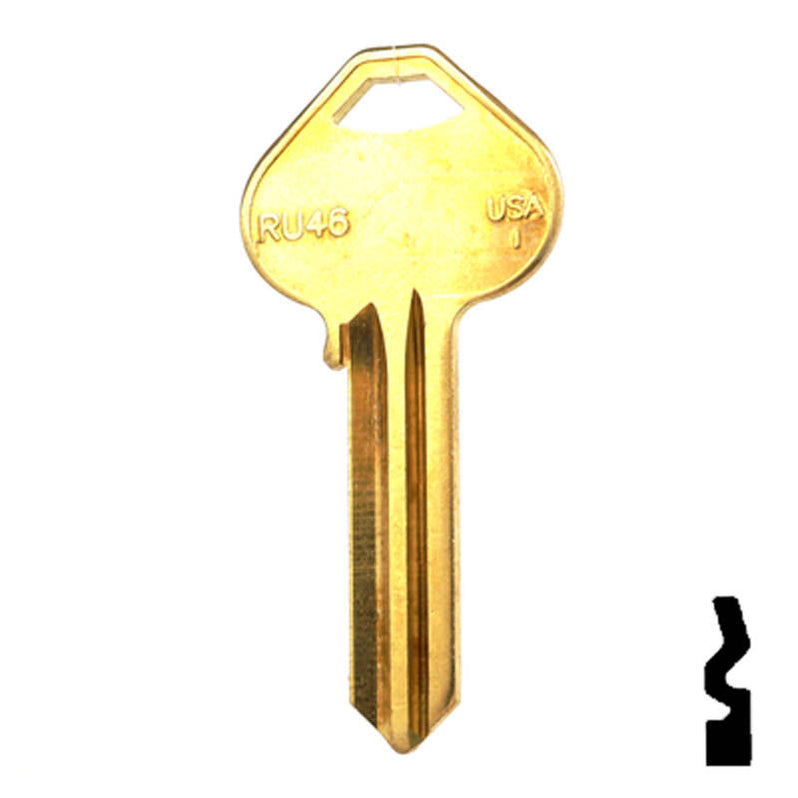 Uncut Key Blank | Corbin Russwin | A1011D1, RU46