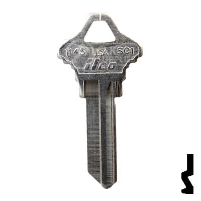 Uncut Key Blank | Schlage | 1145, SC1