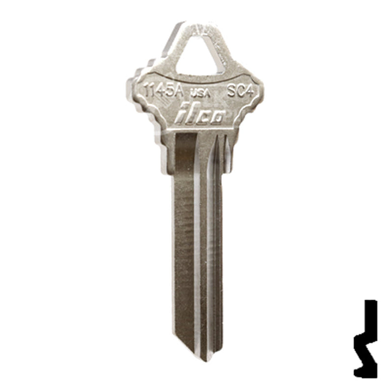 Uncut Key Blank | Schlage | 1145A, SC4