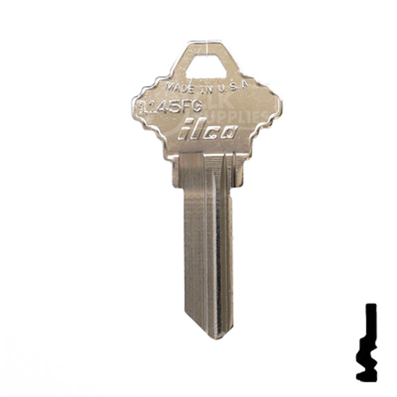 Commercial Key Blanks | Uncut Key Blank | Schlage | 1145FG by Ilco ...