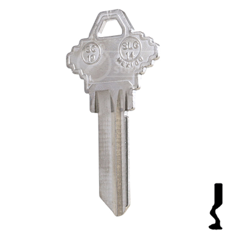 Uncut Key Blank | Schlage | SC19, 1145L