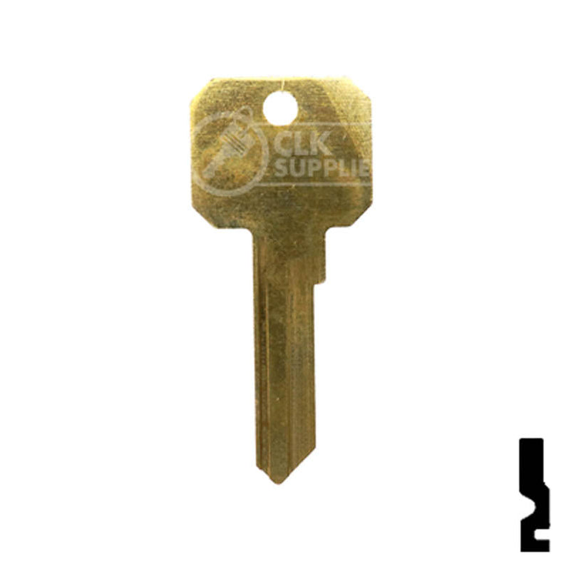 Uncut Neuter Bow Key Blank | Weiser | WR3, WR5