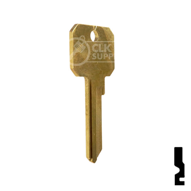 Uncut Neuter Bow Key Blank | Weiser | WR3, WR5