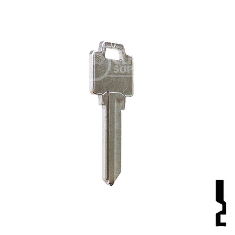 Uncut Key Blank | Weiser | WR5, N1054WB
