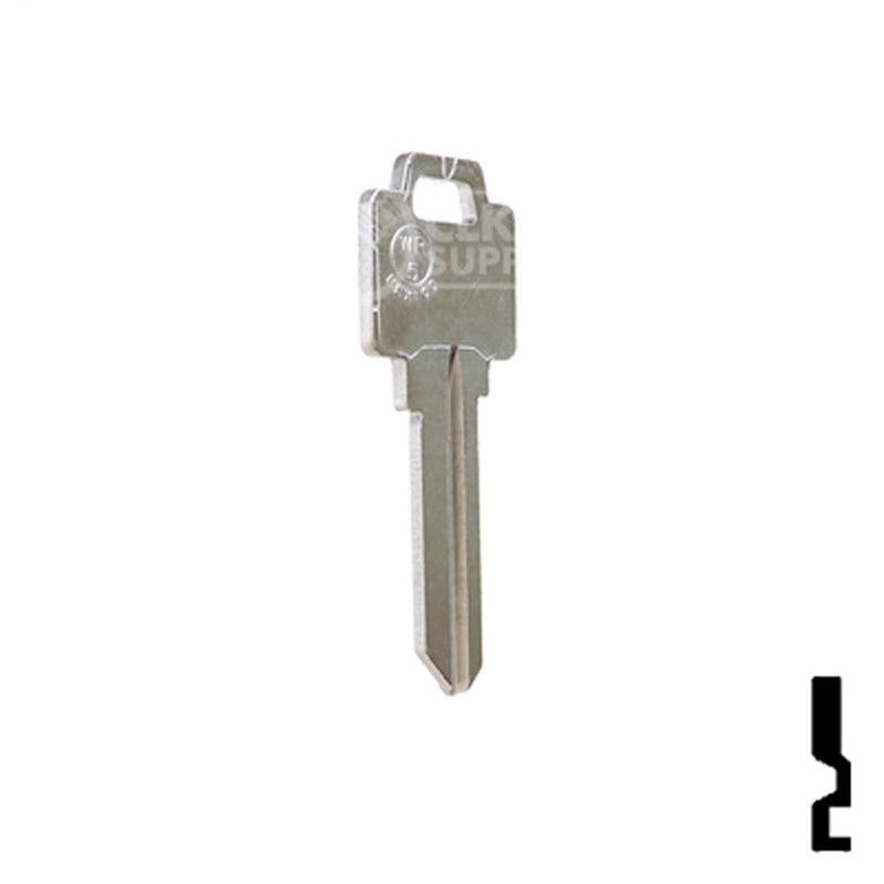 Uncut Key Blank | Weiser | WR5, N1054WB