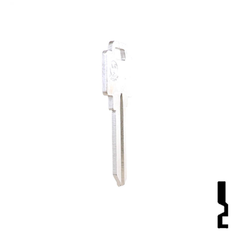 Uncut Key Blank | Weiser | WR5, N1054WB