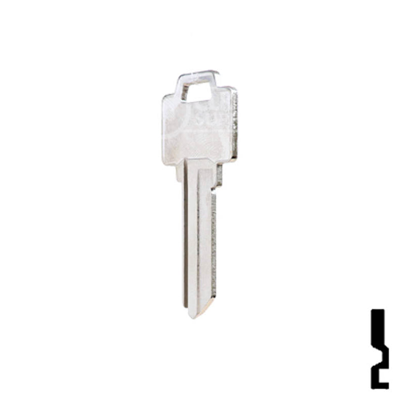 Uncut Key Blank | Weiser | WR5, N1054WB