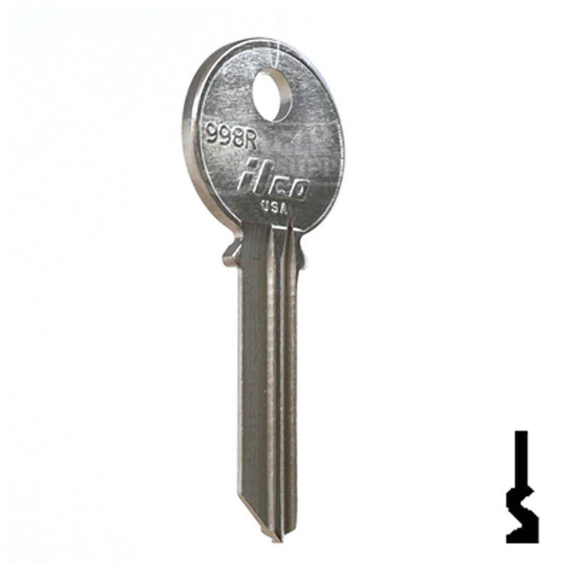 Uncut Key Blank | Yale | 998R