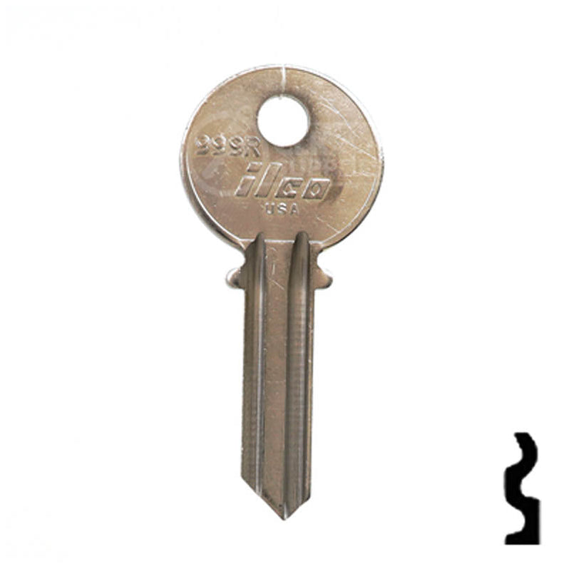 Uncut Key Blank | Yale | 999R