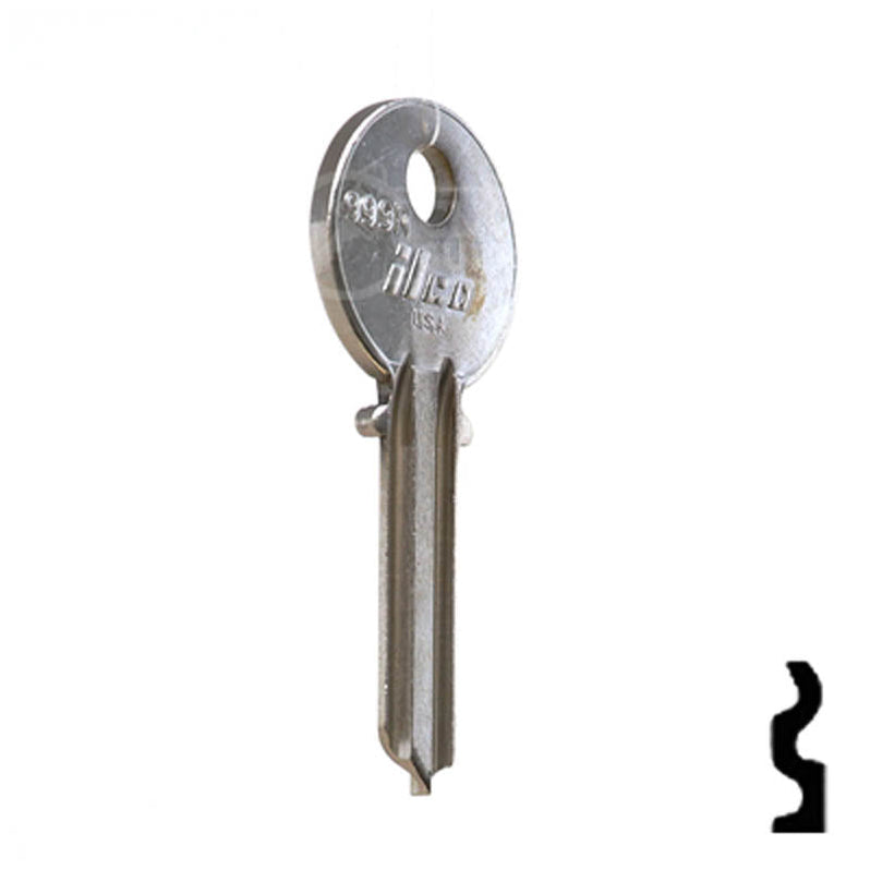 Uncut Key Blank | Yale | 999R