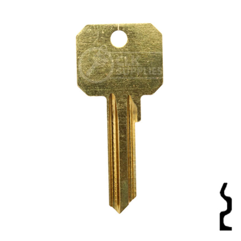 Uncut Key Blank | Yale | NB, Y1