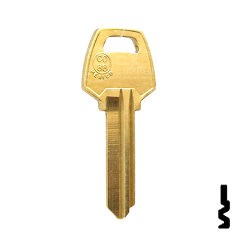Uncut Neuter Bow Key Blank | Corbin Russwin | CO88