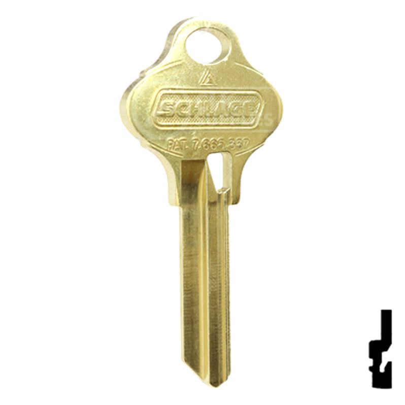 Uncut OEM Key Blank | Schlage Everest | S123