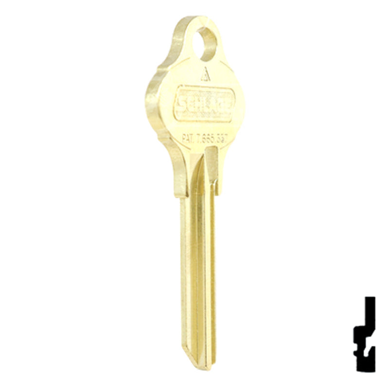 Uncut OEM Key Blank | Schlage Everest | S123