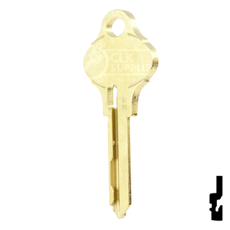 Uncut OEM Key Blank | Schlage Everest | S123