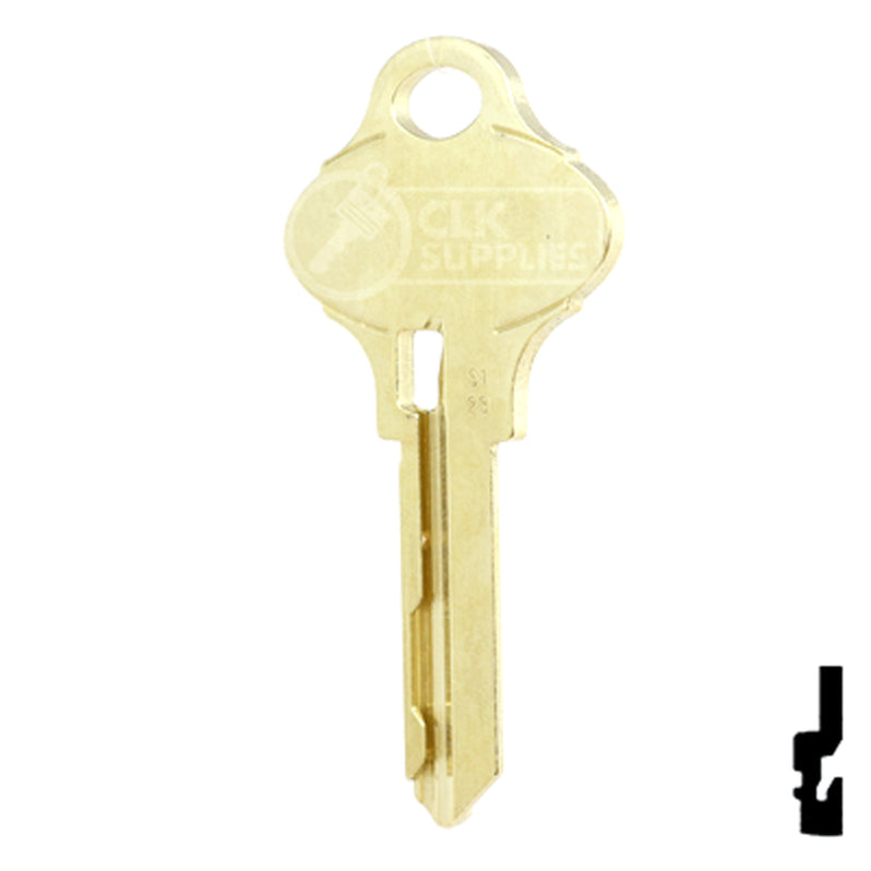 Uncut OEM Key Blank | Schlage Everest | S123