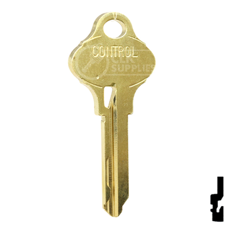 Uncut OEM Key Blank | Schlage Everest | S123 Control