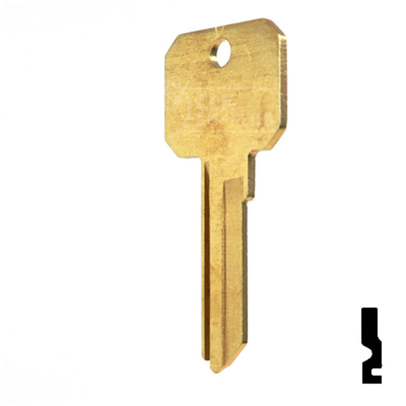 Residential Key Blanks | Uncut Neuter Bow Key Blank | Weiser | WR3, WR5 ...