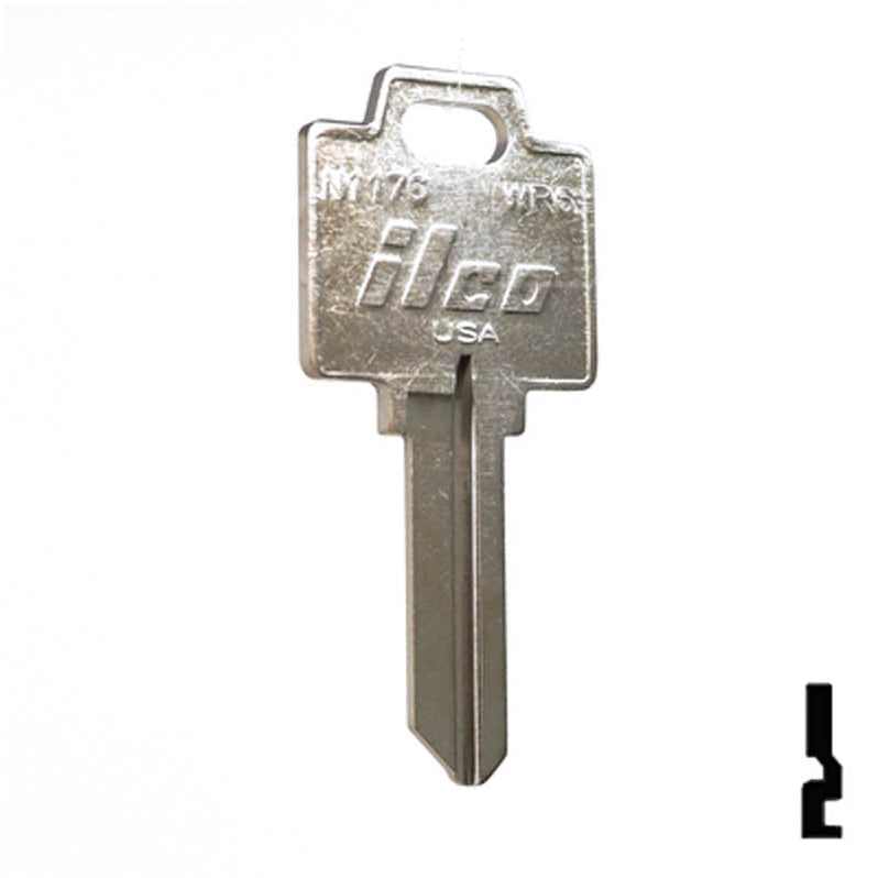 Residential Key Blanks | Uncut Key Blank | Weiser | WR6, N1176 by Ilco ...