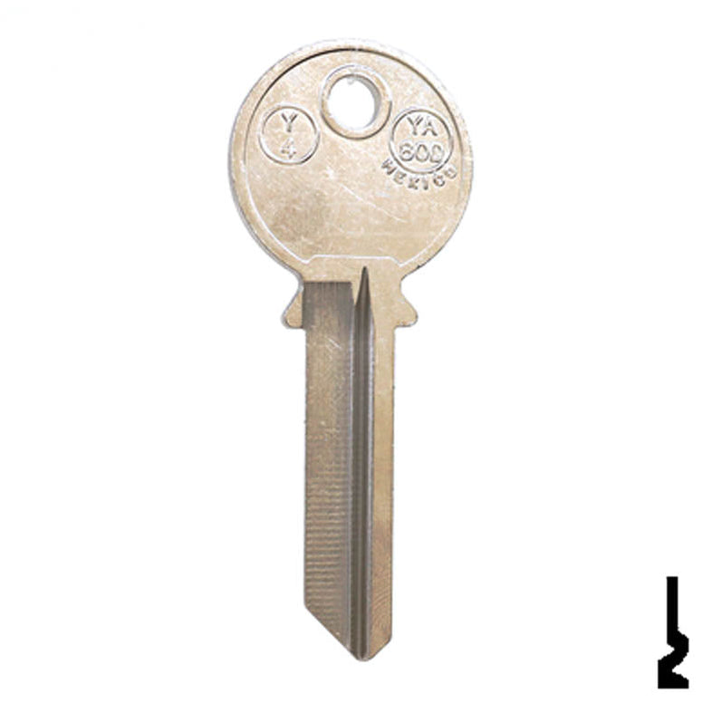 Uncut Key Blank | Yale | Y4, 998