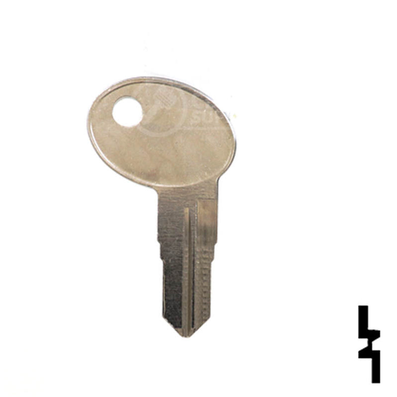Uncut Key Blank | Bauer | BAU2, 1648