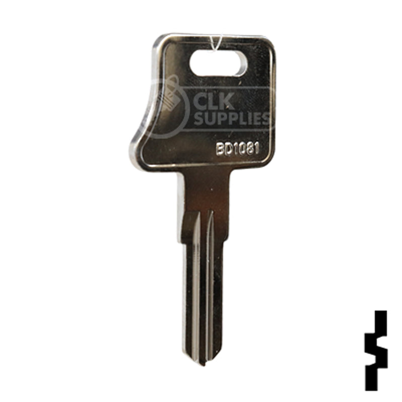 Uncut Key Blank | Fastec, FIC | BD1081