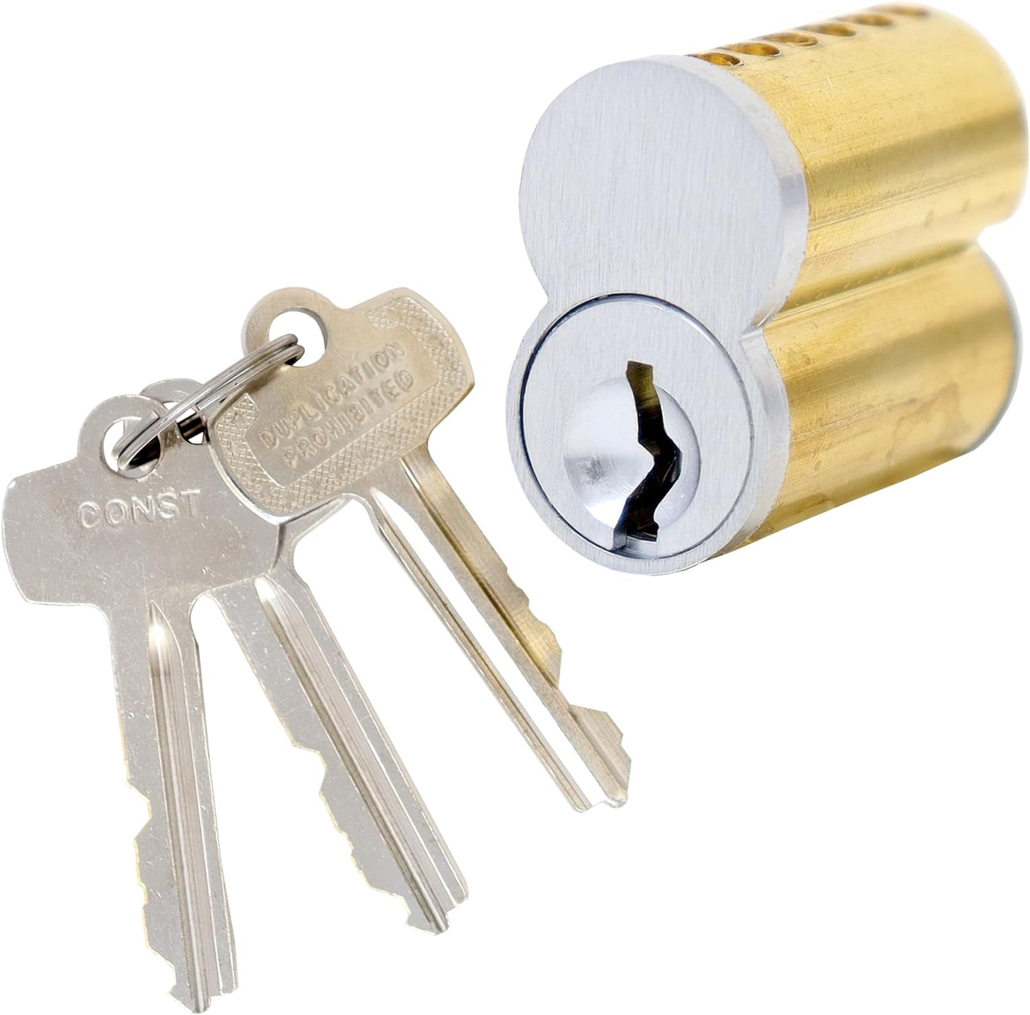 6 Pin SFIC Combinated Core | A Keyway with 2 Operating and 1 Control