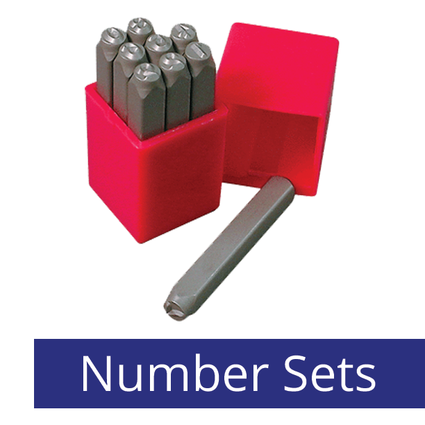 HPC Number Dye Stamps 1/8"