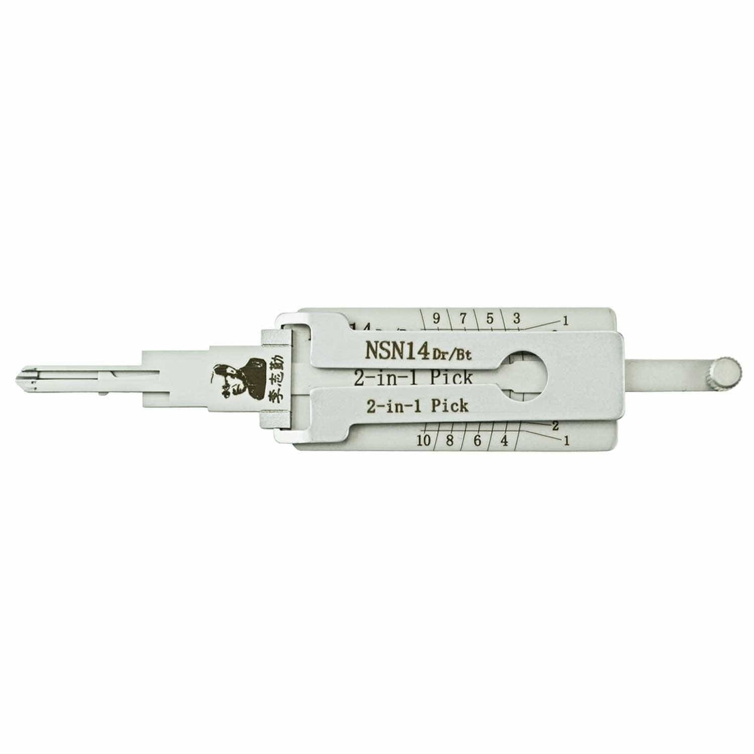Original Lishi 2-1 Pick/Decoder for Nissan NSN14, DA34 DR/TK