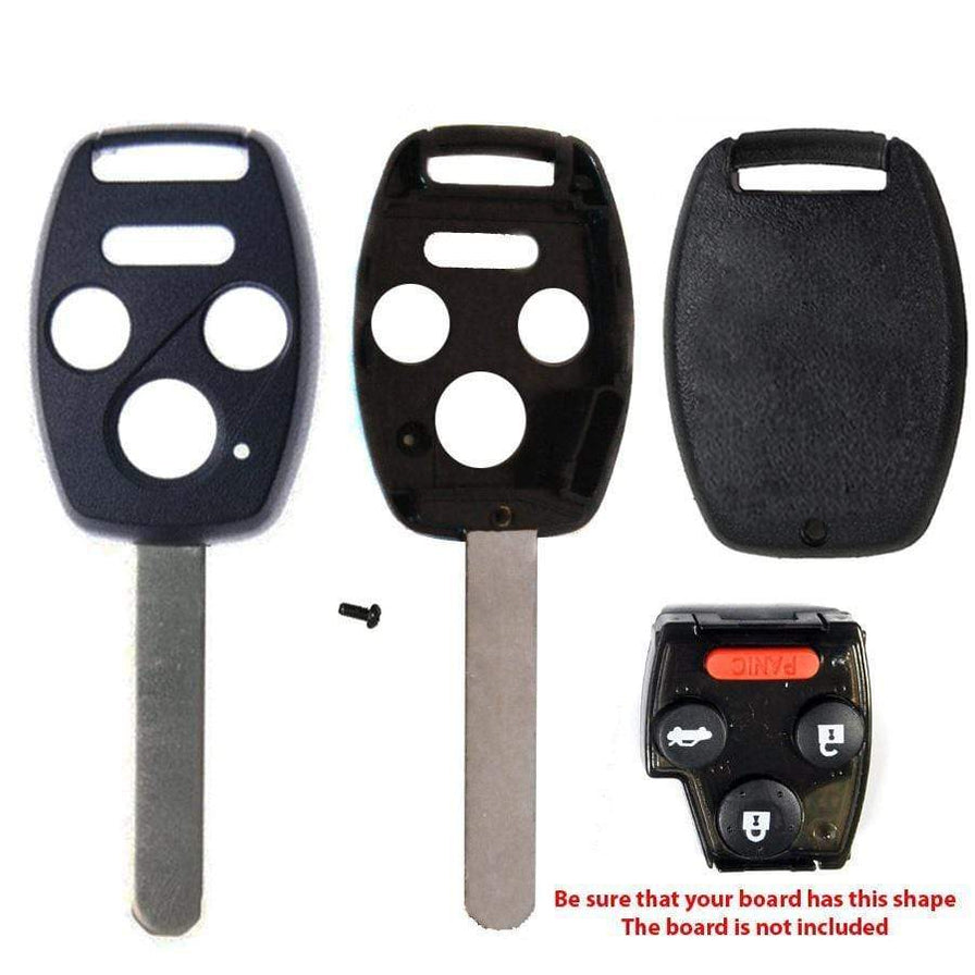 Honda 4 Button Remote Head Key Blank Shell