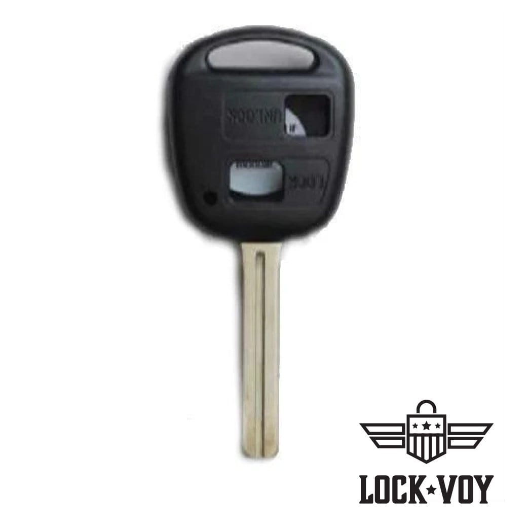 Lexus Long 2 Button Remote Head Key Shell