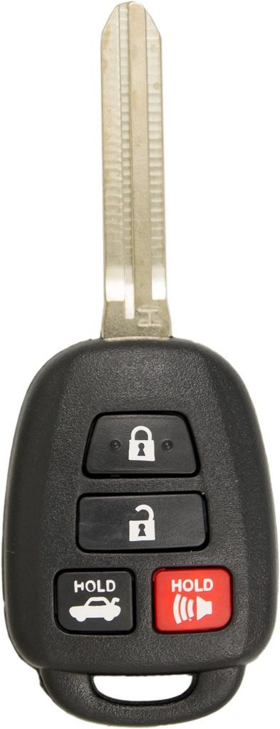 Toyota 4 Button Remote Head Key (H Transp.) (4BH) - By Ilco
