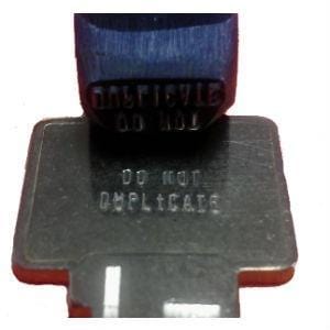 1/16" "DO NOT DUPLICATE " Key Stamp