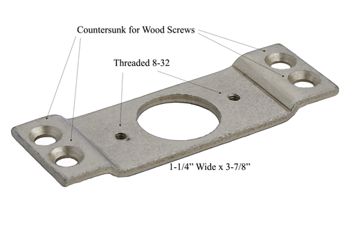 Wood Frame Latch Mounting Bracket | Tubular Lock Latch