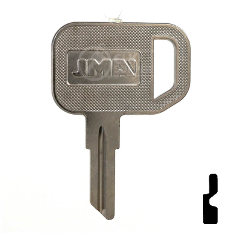Uncut Key Blank | John Deere, Yard Tractor | E1098JD