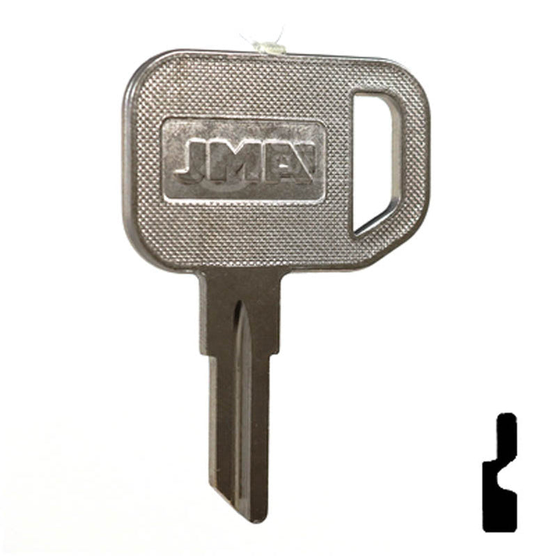 Uncut Key Blank | John Deere, Yard Tractor | E1098JD