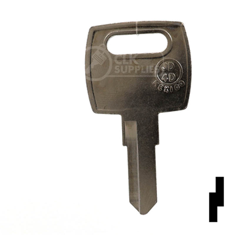 Uncut Key Blank | John Deere, Yard Tractor | F1098JD