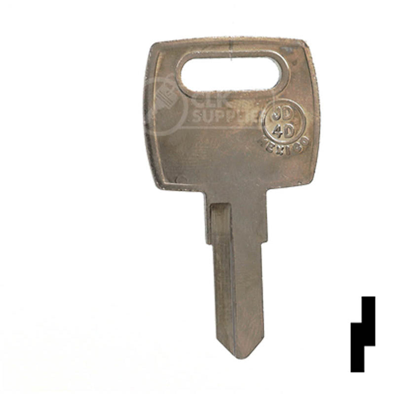 Uncut Key Blank | John Deere, Yard Tractor | F1098JD