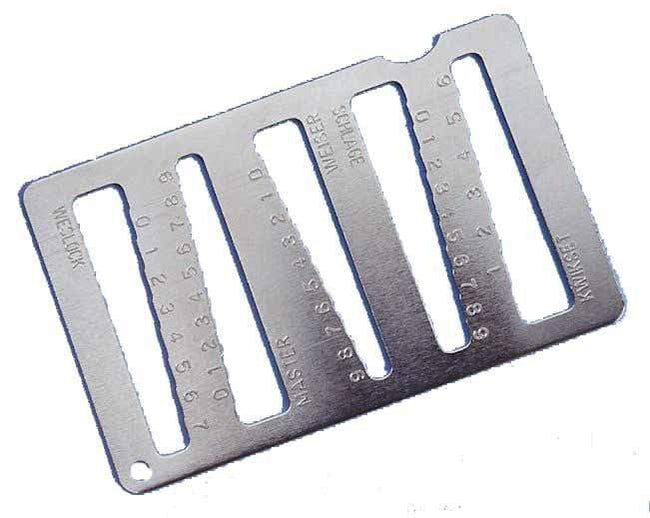 Key Gauges | Locksmith Rekeying Tools | CLK Supplies