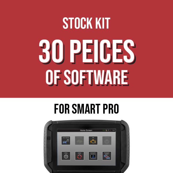The SMART Pro™ Stock Software Kit - Consists of 30 pcs software