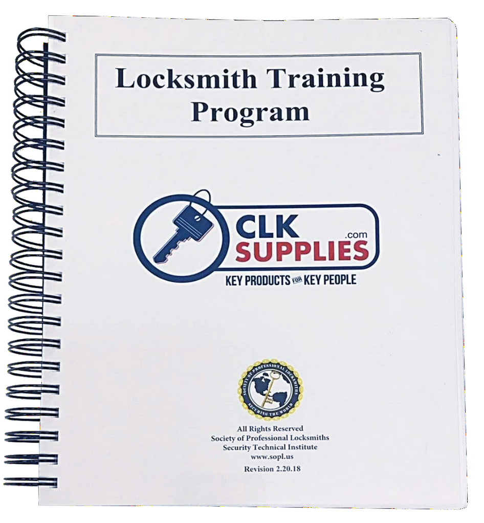 Locksmith Training Program Book | Become a Locksmith