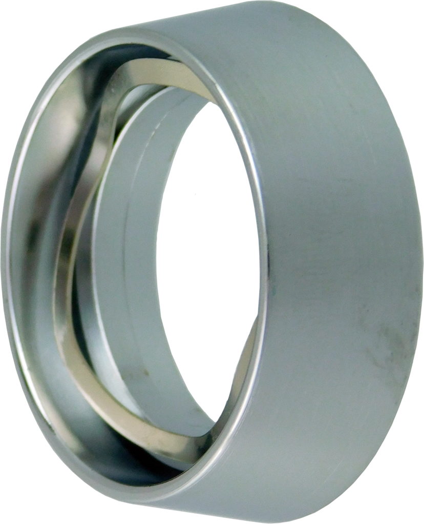 Cylinder Guard for Mortise & Rim Cylinders | 1/2" Height | US26D