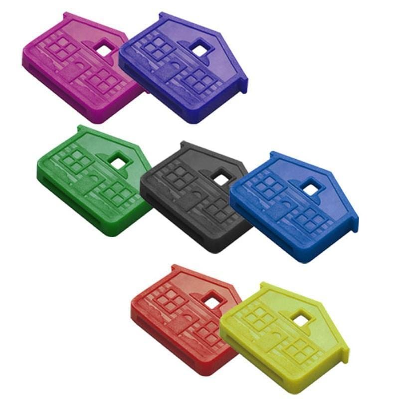 House Key Caps 100/Bx - Assorted Colors