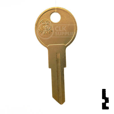 Uncut Key Blank | Chicago | CG16, 1041T